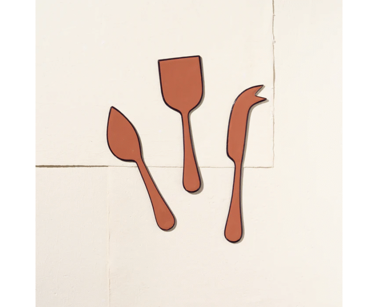 Alder Enamel Cheese Set - Pepperberry - Here Home Style & Design